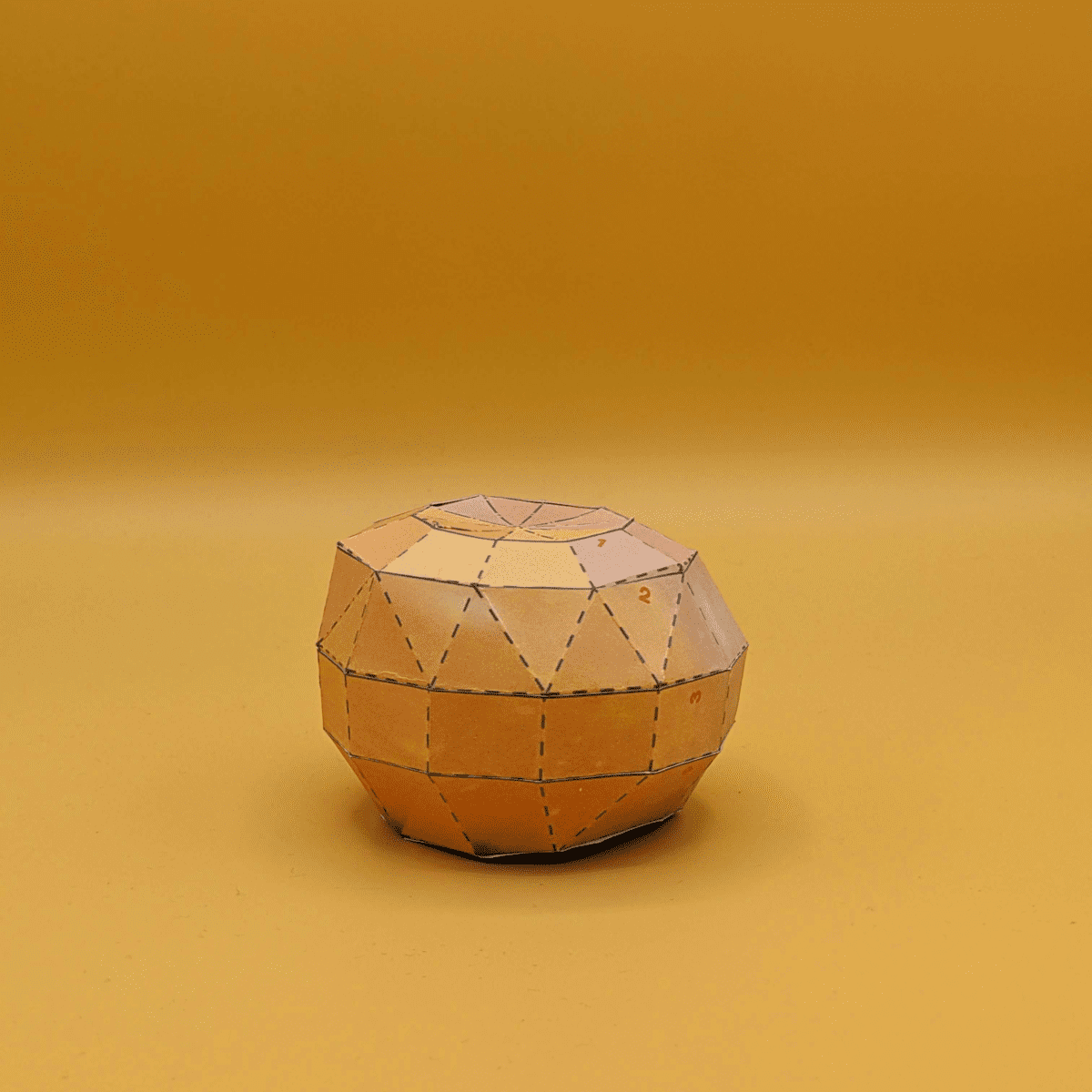 Apple Cat Papercraft Kit - Fubzo Papercraft