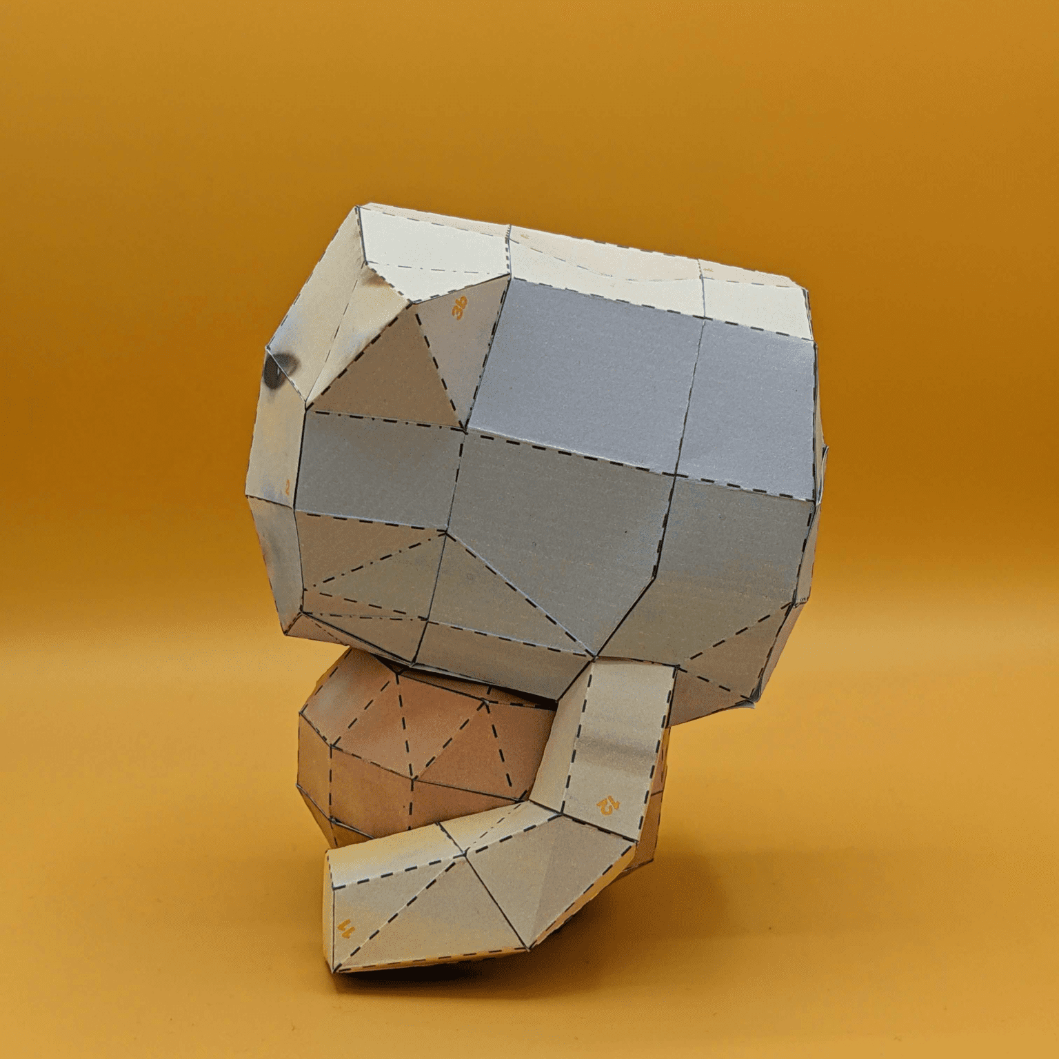 Apple Cat Papercraft Kit - Fubzo Papercraft