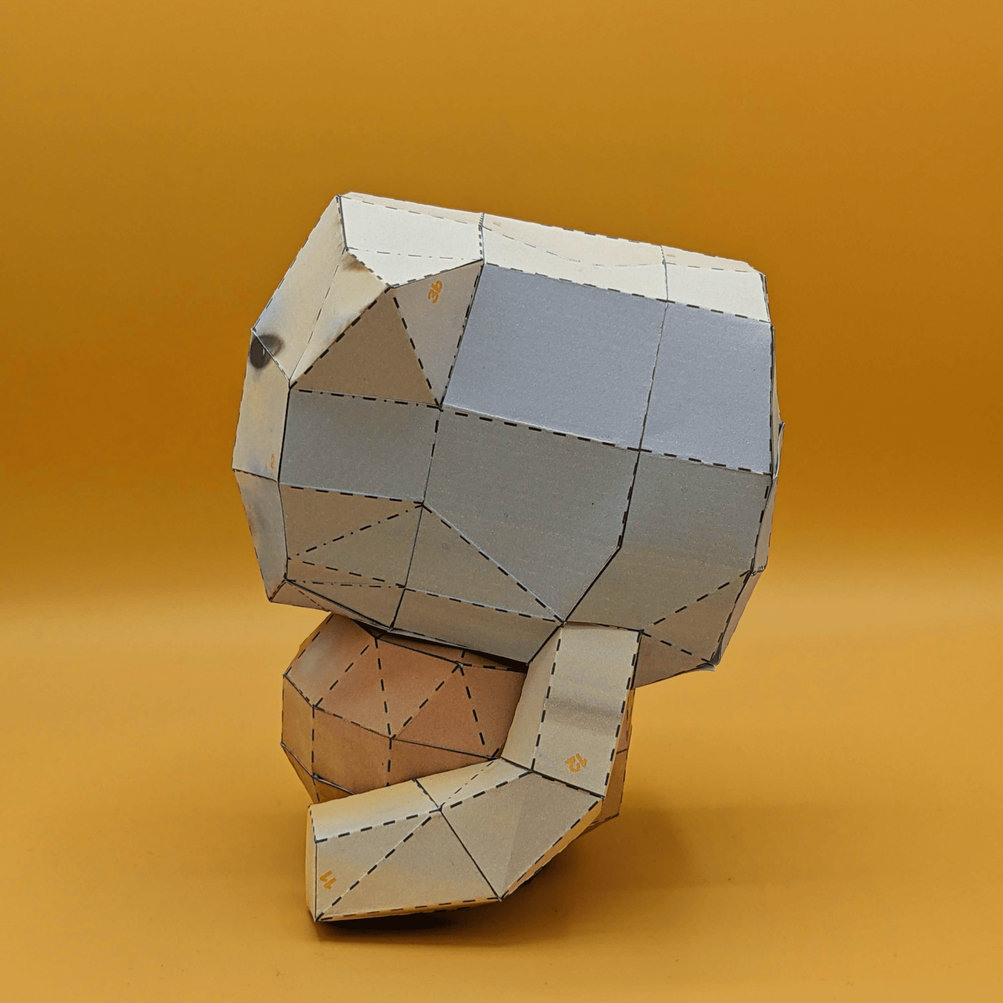 Apple Cat Papercraft Kit - Fubzo Papercraft