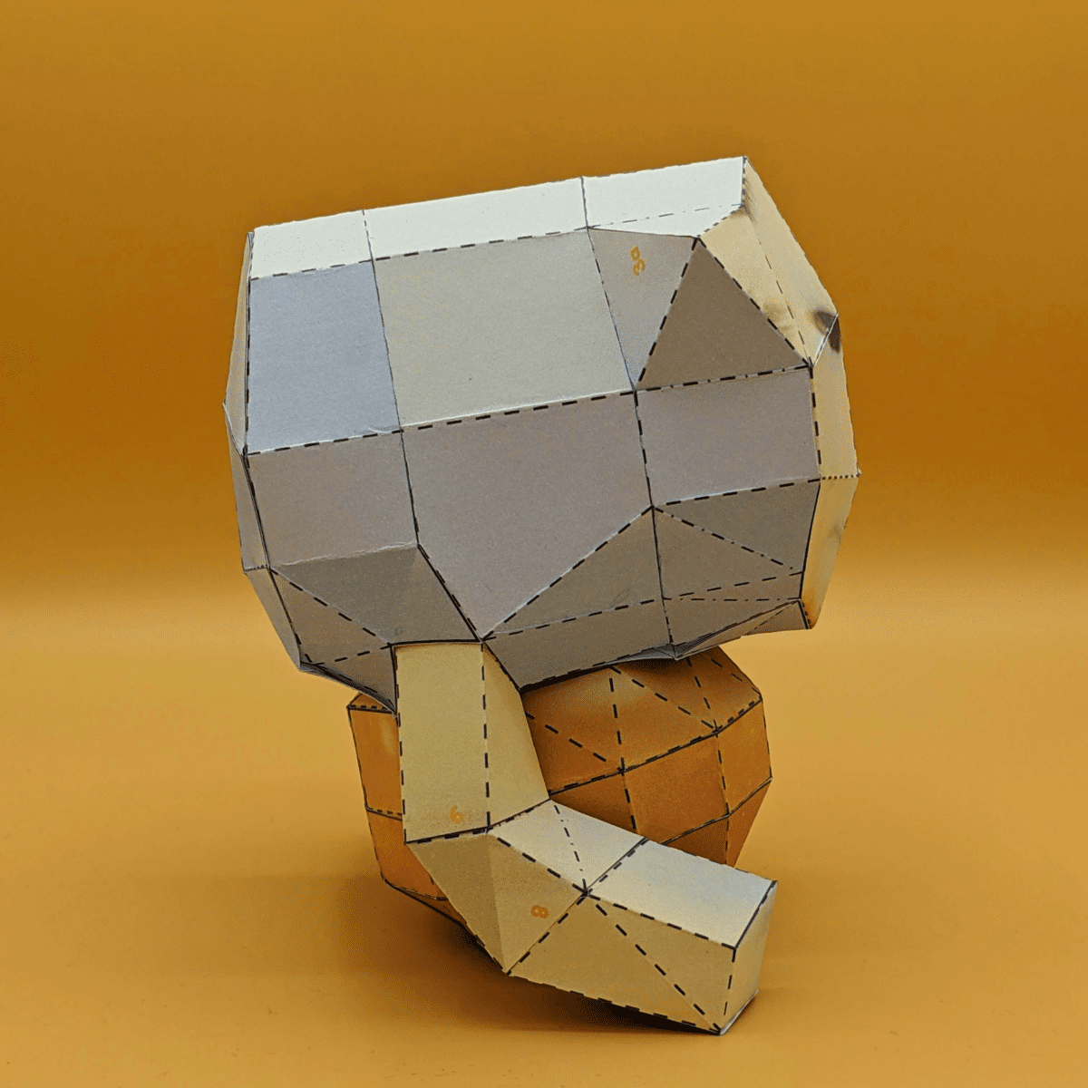 Apple Cat Papercraft Kit - Fubzo Papercraft